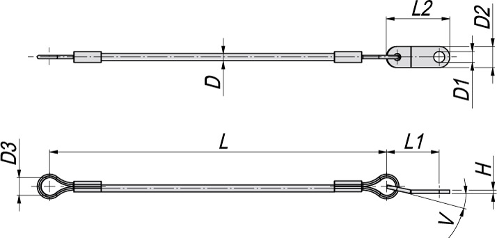 Fairlane Products - Free CAD models - Quick Release Pin Wire Rope ...