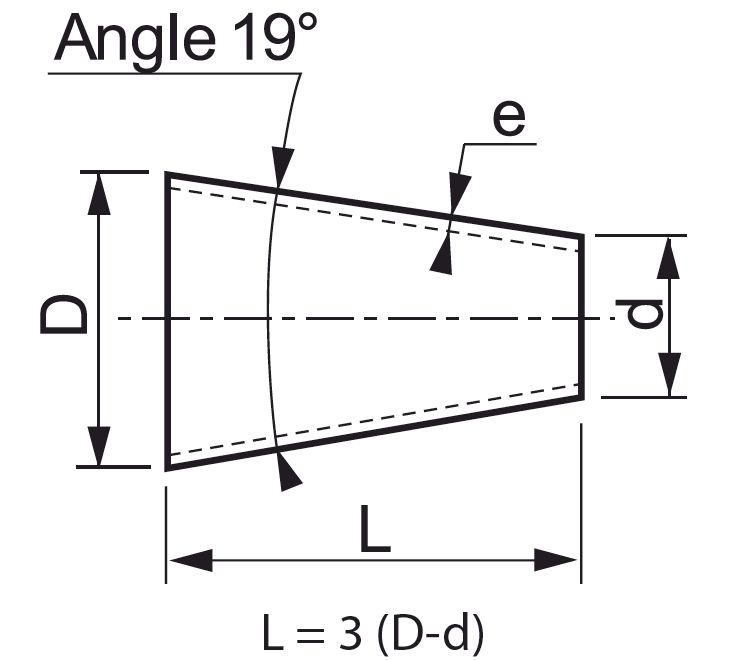 FG INOX - Free CAD models - Concentriques roulées soudées - TraceParts