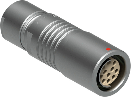 Fischer Connectors - Free CAD models - Cable Mounted Receptacle 4 way ...