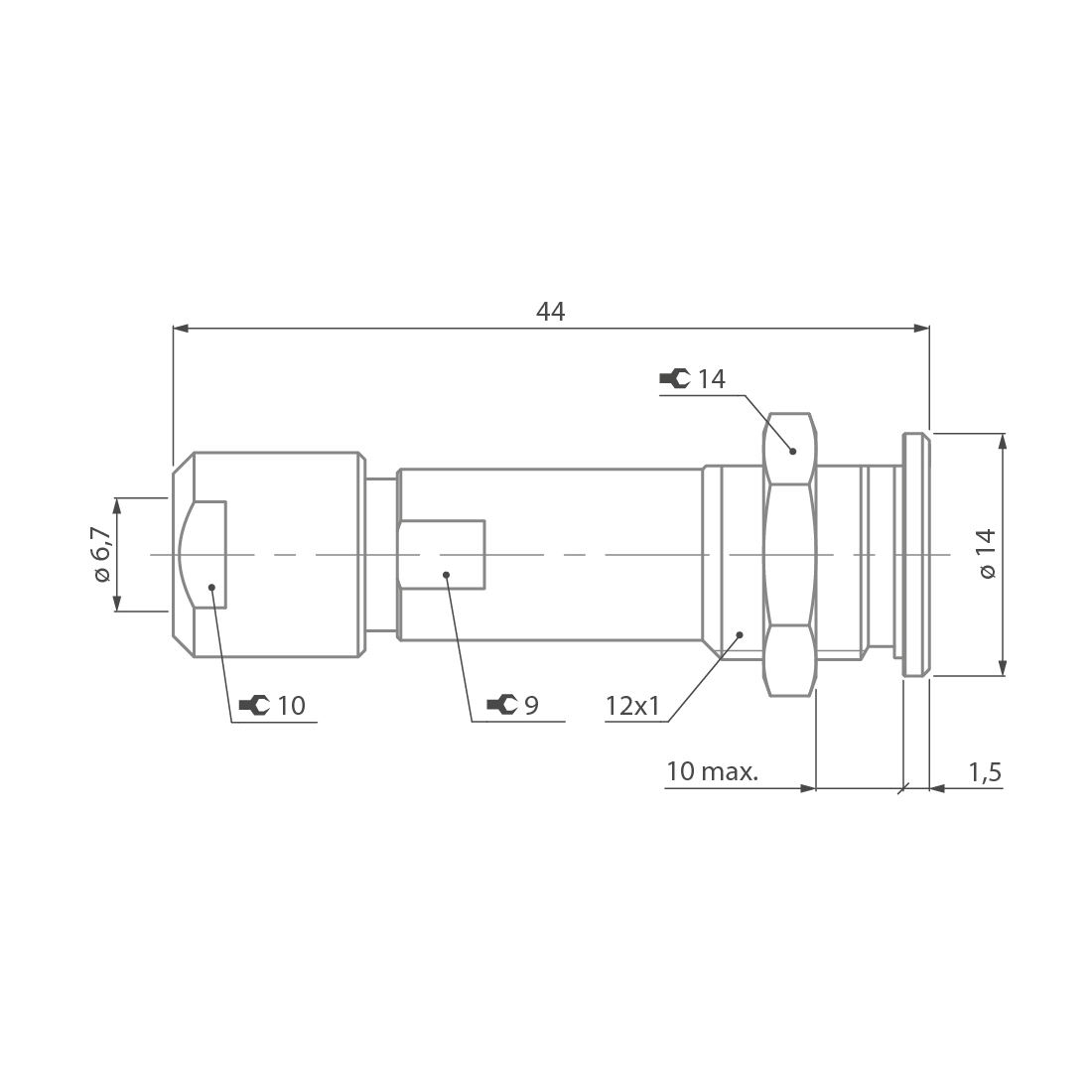 Fischer Connectors - Free CAD models - Panel Front Mounted Cable ...