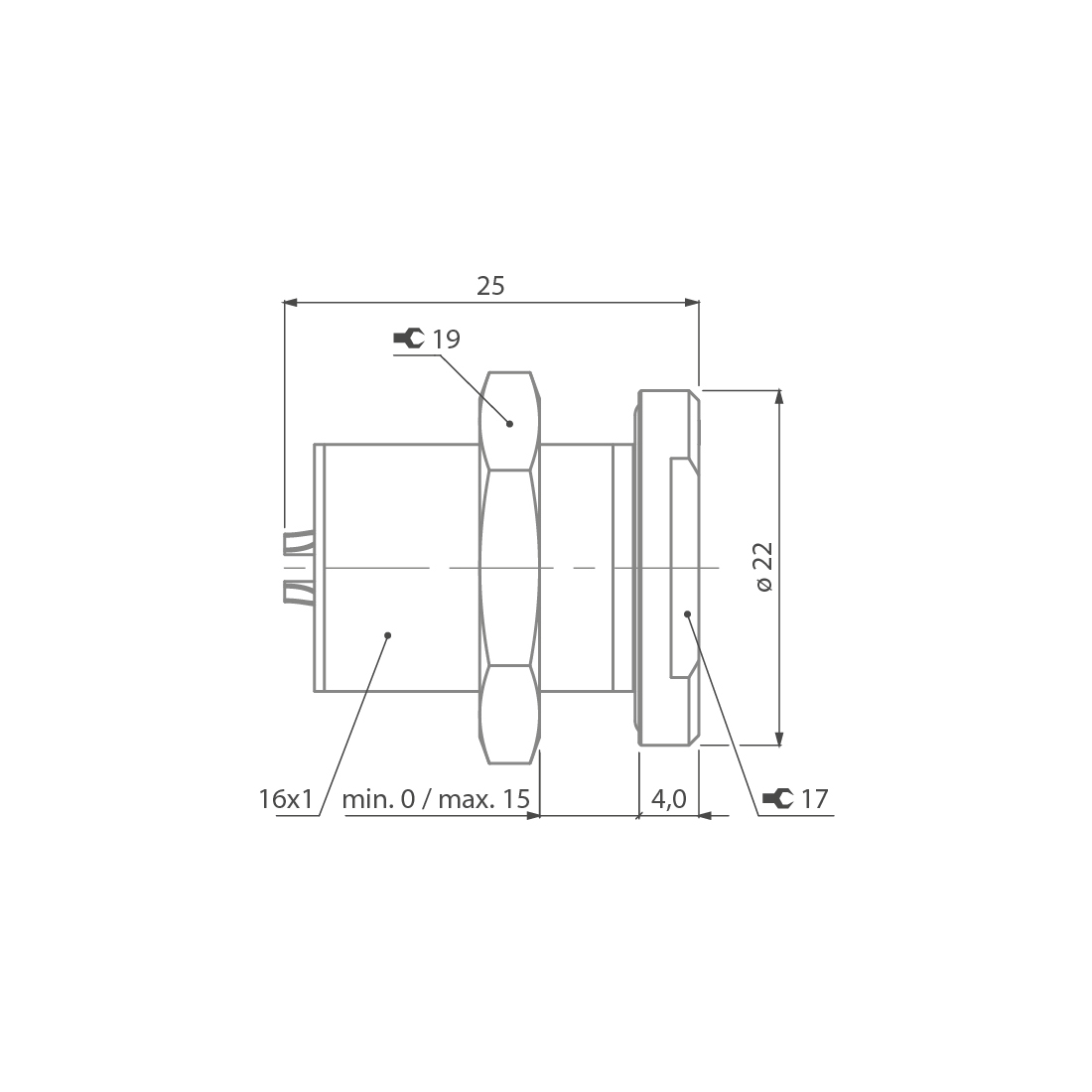 Fischer Connectors - Free CAD models - Panel Front Mounted Receptacle 7 ...