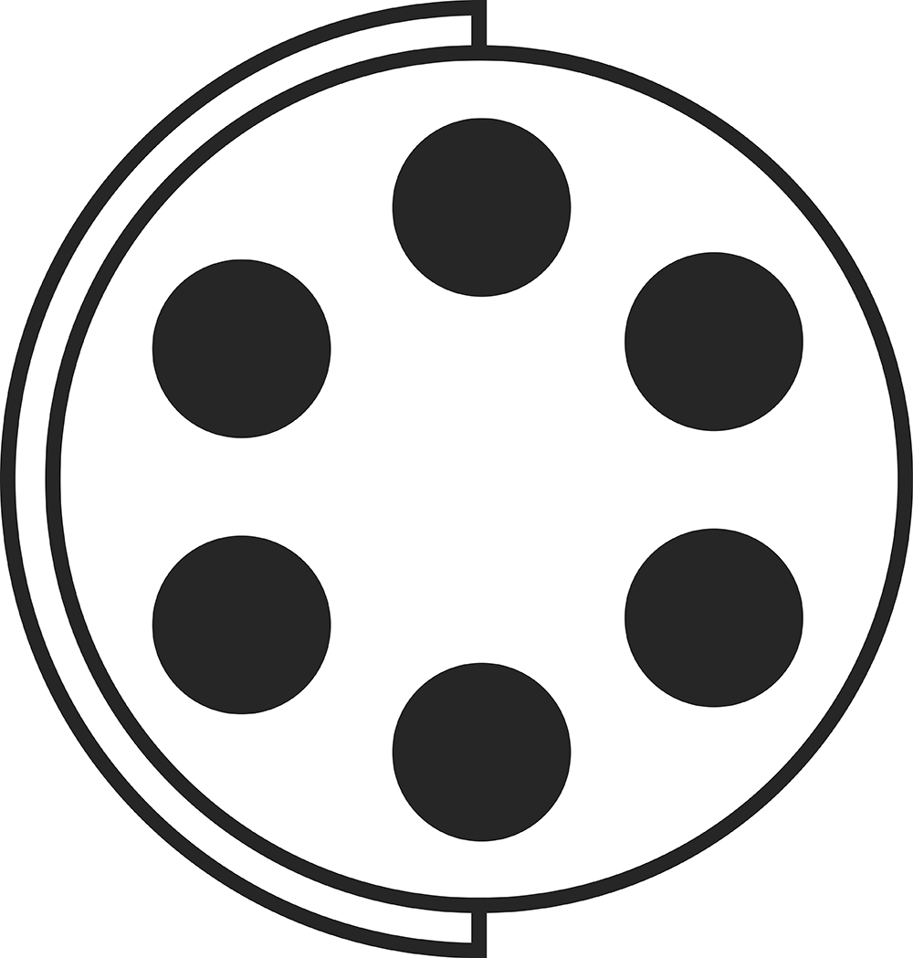 Fischer Connectors - Archivos CAD gratuitos - Straight Plug Push-pull 6 ...