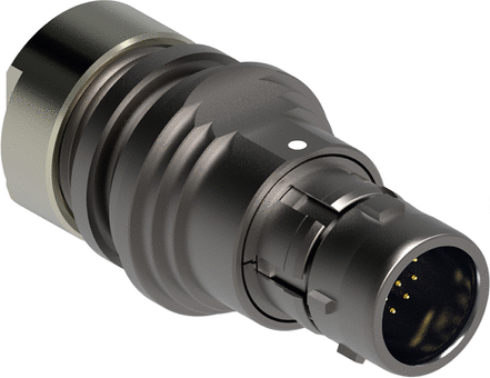 Fischer Connectors - Free CAD models - Plug Quick-release 10 way LV ...