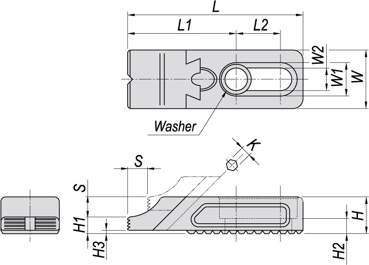 Fixtureworks - Free CAD models - Toe Clamps - Adjustable (BJ101 ...