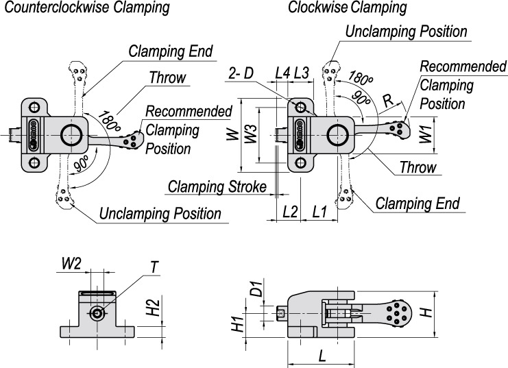 Fixtureworks - Free CAD models - Push Clamps - One-Touch - Cam (QLCP ...