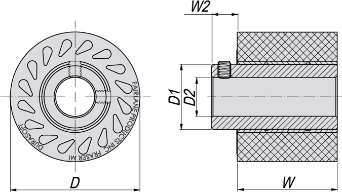 Fixtureworks - Free CAD models - Rollers - DuraSoft® - Shaft Drive ...
