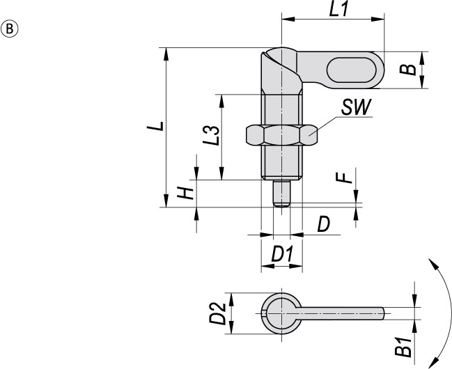 Fixtureworks - Free CAD models - Indexing Plungers - Cam Handle ...