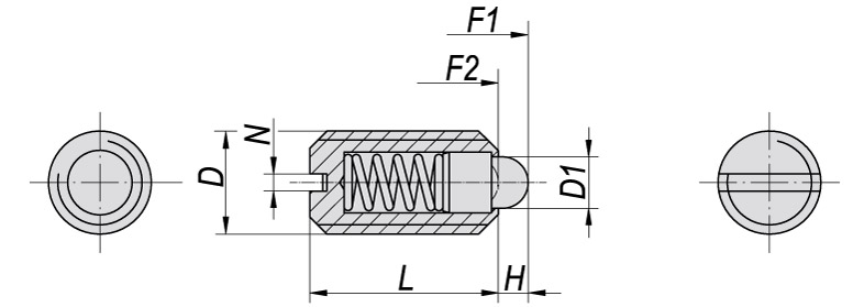 Fixtureworks - Free CAD models - Spring Plungers - Pin Type - Stainless ...