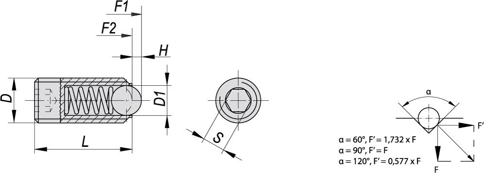 Fixtureworks - Archivos CAD gratuitos - Spring Plungers - Ball Type ...