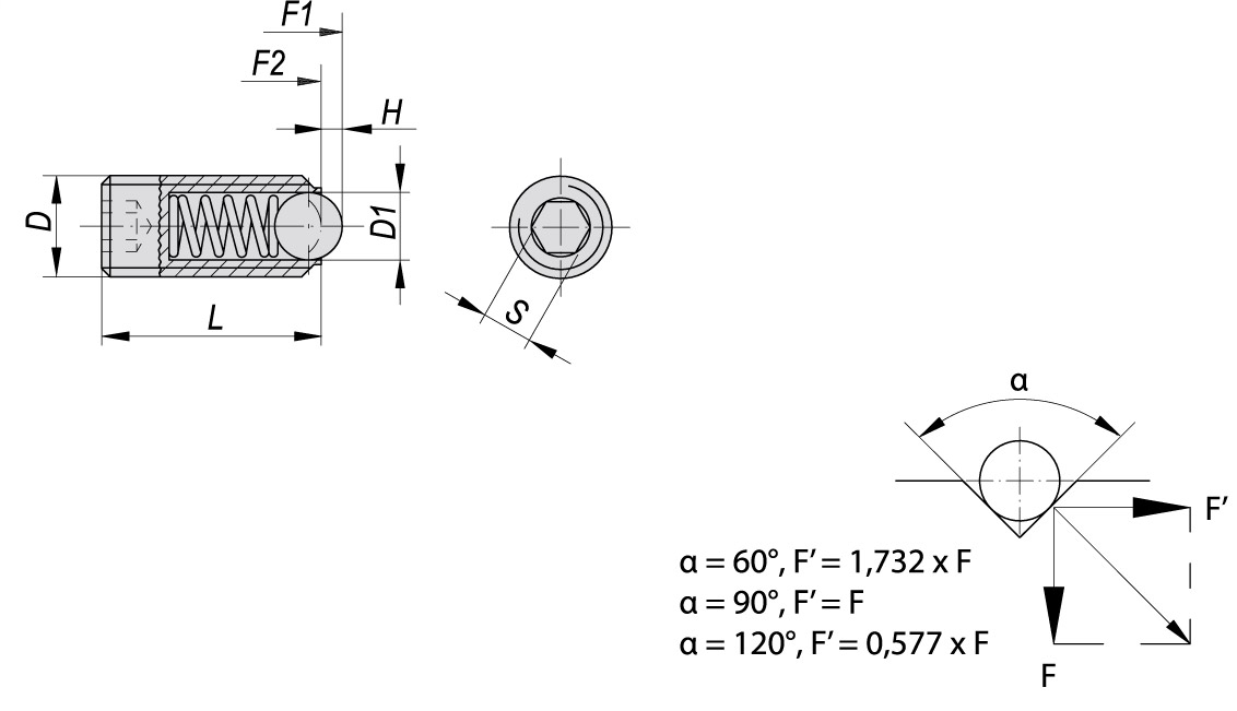 Fixtureworks - Modelos CAD gratuitos - Spring Plungers - Ball Type ...