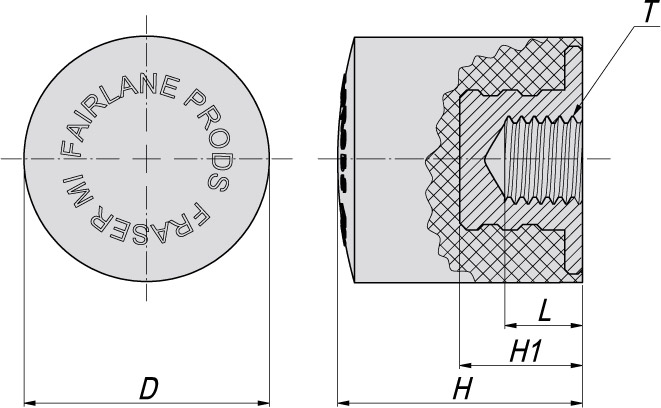 Fixtureworks - Free CAD models - Bumpers - Round - Large - Steel Core ...