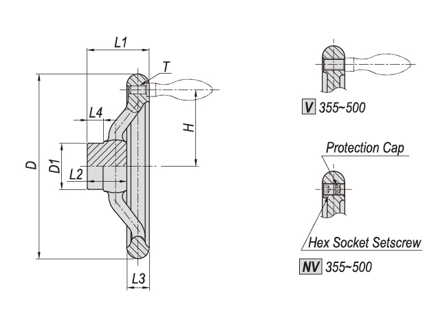 Fixtureworks - Free CAD models - Hand Wheel - Handwheels - with or w ...