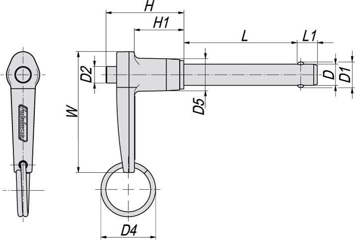 Fixtureworks - Free CAD models - Quick Release Ball Lock Pins - L ...