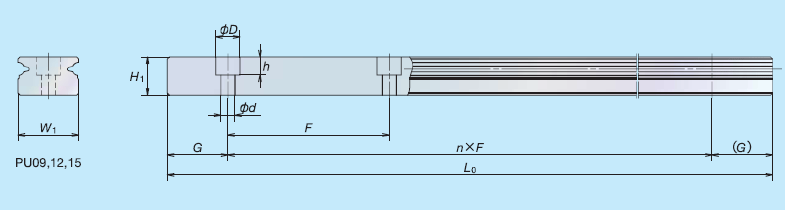 FLI - Darmowe szablony CAD - PU - Stainless steel miniature linear ...