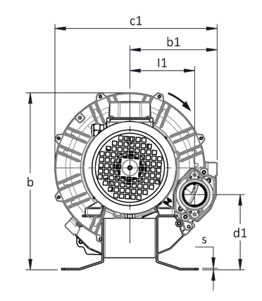 FPZ - Free CAD models - Side channel blower - Version IE3 - TD - GOR ...