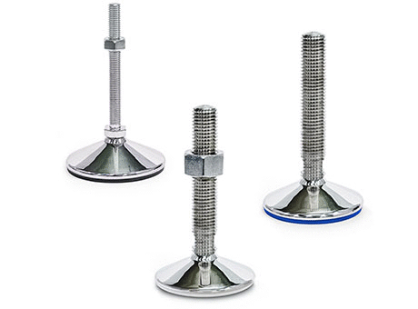 GANTER - Free CAD models - GN 18 Leveling Feet, Stainless Steel AISI ...