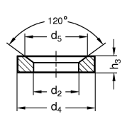 GANTER - Free CAD models - DIN 6319 Spherical washers, Type G, female ...