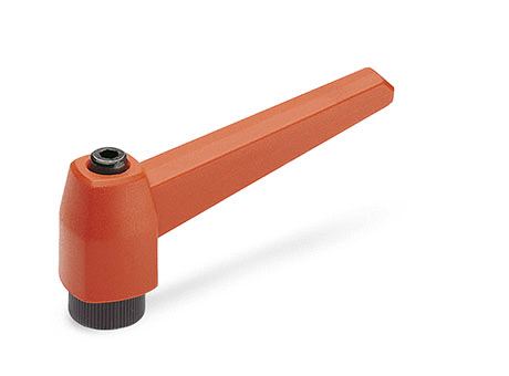 GANTER - Free CAD models - GN 500 Adjustable Hand Levers, Plastic, Bushing Steel - TraceParts