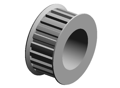 Gates - Free CAD models - Pulley, Power grip GT2 8M - TraceParts