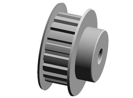 Gates - Free CAD models - Standard Pulley, T5 Pitch 5 mm - TraceParts