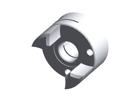 Getecno S.r.l - Free CAD models - Ruland Jaw Coupling MJC33-12-A, Clamp - TraceParts
