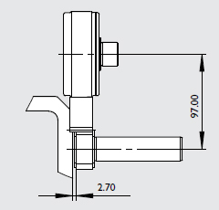 Güdel - File CAD gratuiti - Pinion with shaft WRA25, Size 25 - TraceParts