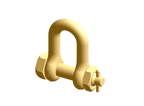 GUNNEBO INDUSTRIES - Free CAD models - Shackle SA Classic - TraceParts