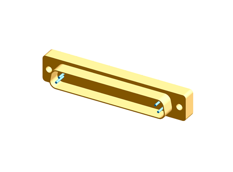 HARTING - 免费 CAD 模型 - 37 way PCB termination straight plug - TraceParts