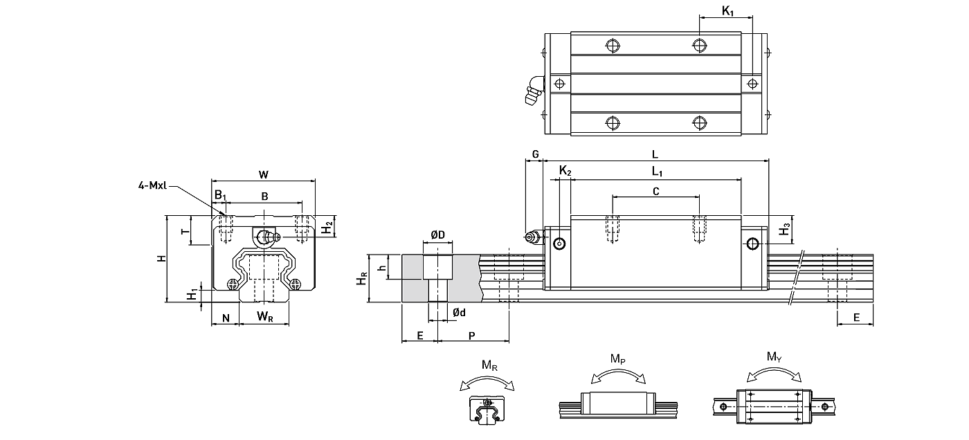 HIWIN Technologies Corp. - Free CAD models - HGH15CA - TraceParts