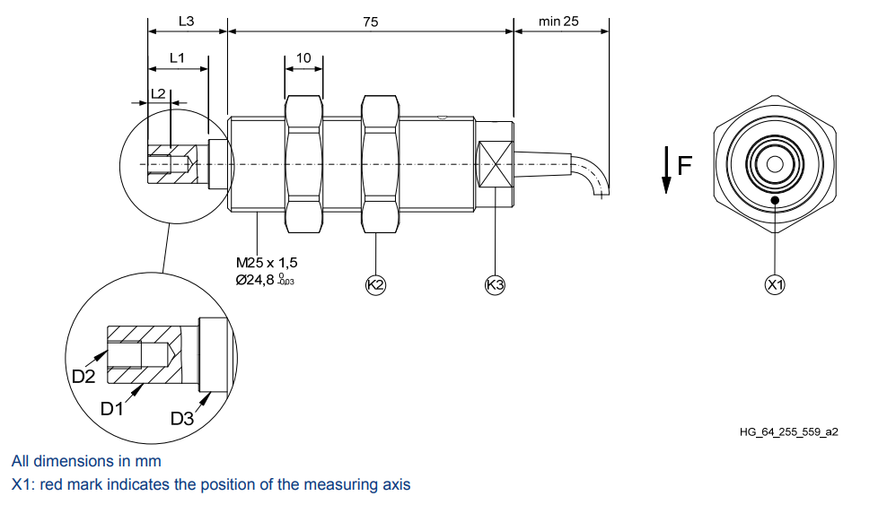 Honigmann - Free CAD models - Radial force measuring axle RFS® 150 ...
