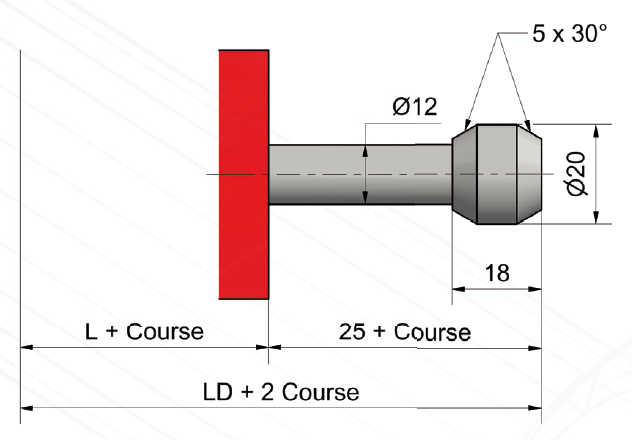 HPS International - Fichiers CAO gratuits - Vérin hydraulique double ...
