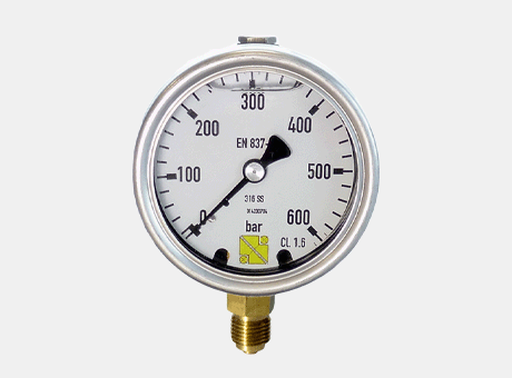 Hydrokomp GmbH - 免费 CAD 模型 - 600-3 Pressure gauges, with glycerin ...