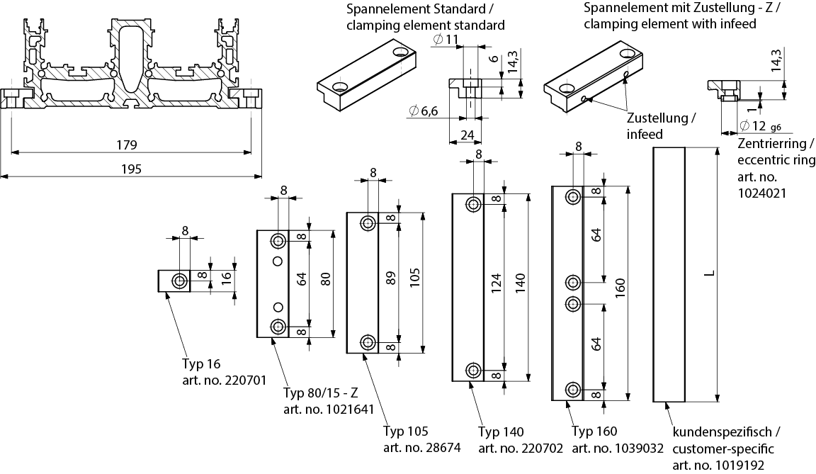 IEF-Werner - Modelos CAD gratuitos - Clamping elements - TraceParts