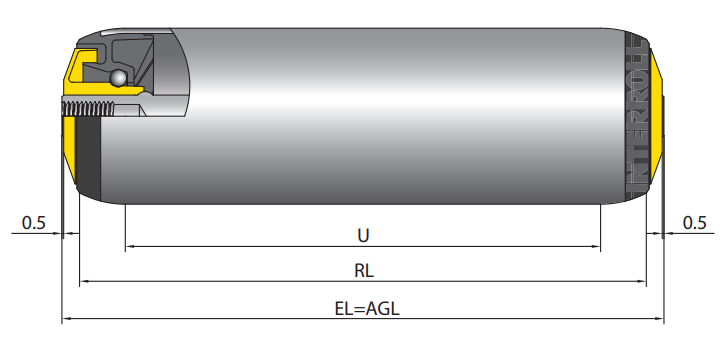 INTERROLL - Archivos CAD gratuitos - Series 1100 - Gravity conveyor ...