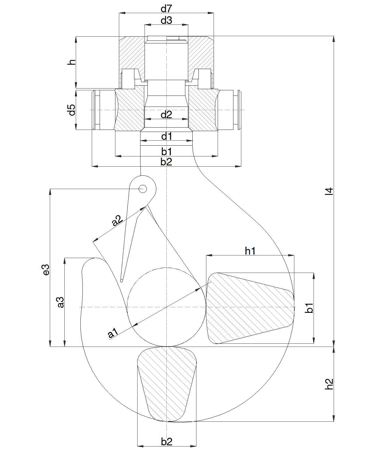 Irizar Forge - Free CAD models - SINGLE FORGED HOOKS BASED ON DIN15401 ...