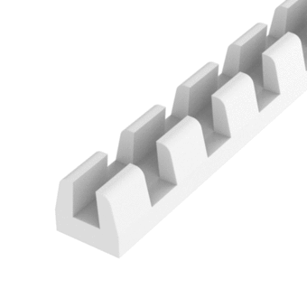 ISC Plastic Parts - Free CAD models - CONTINUOUS FLEXIBLE GROMMETING WITHOUT ADHESIVE - MPEZA ...