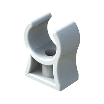 ISC Plastic Parts - Free CAD models - CLAMP FOR TUBE - MTHO - TraceParts