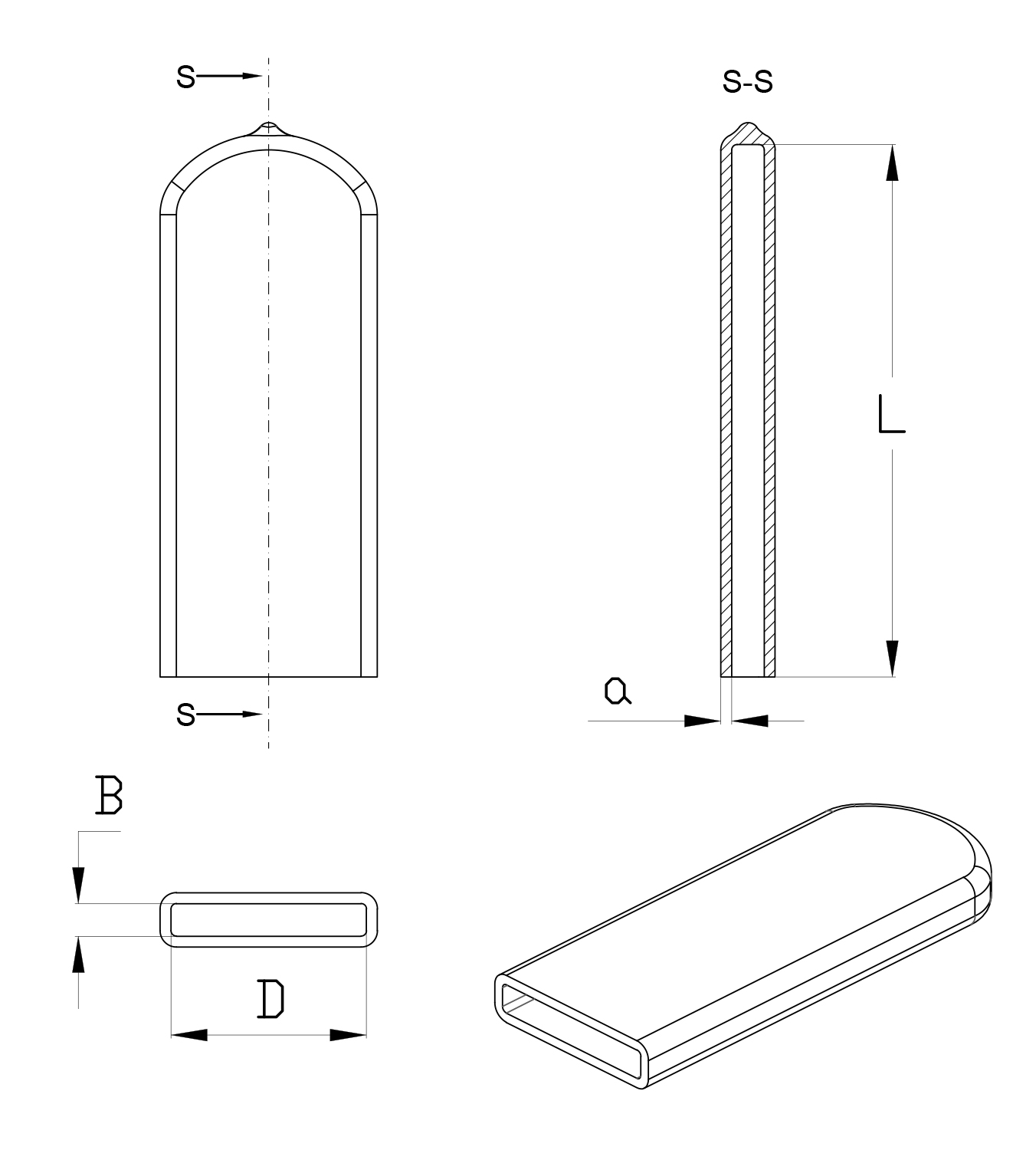 ISC Plastic Parts - Free CAD models - DIP MOULDING CAP - VCRH - TraceParts