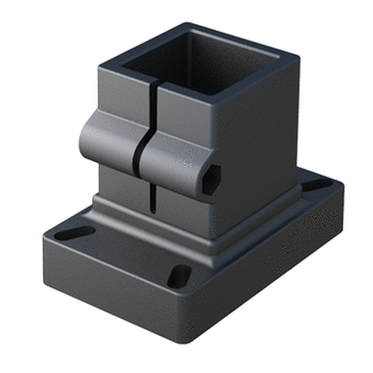 ISC Plastic Parts - Free CAD models - PERPENDICULAR TO SURFACE TUBE ...