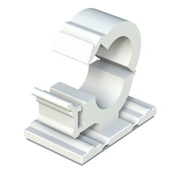 ISC Plastic Parts - Free CAD models - ADHESIVE ADJUSTABLE CABLE CLAMP ...