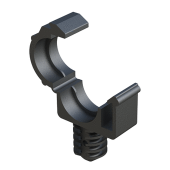 ISC Plastic Parts - Ücretsiz CAD modelleri - CLIP CLAMP WITH ANCHOR ...
