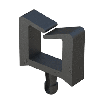 ISC Plastic Parts - Free CAD models - SMALL WIRE CLIP - MAPI - TraceParts