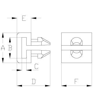 ISC Plastic Parts - Modelos CAD gratuitos - CLIP MOUNT - MBSPB - TraceParts