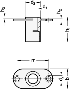 JW Winco - 免费 CAD 模型 - FR 100.2 Stainless Steel Flanged Receptacles ...