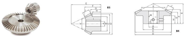 KHK USA Inc - Free CAD models - Stainless Steel Bevel Gears (SUB ...