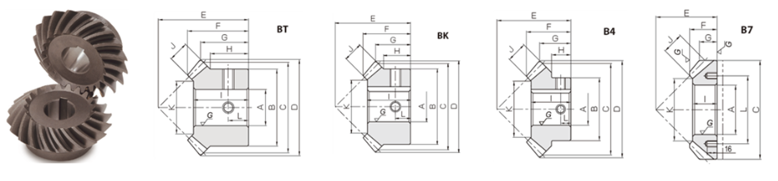KHK USA Inc - Modelos CAD gratuitos - Spiral Miter Gears (MMSA·MMSB ...