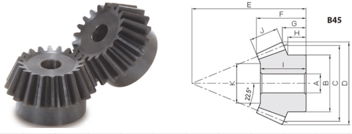 KHK USA Inc - Free CAD models - Angular Miter Gears (SAM) - TraceParts