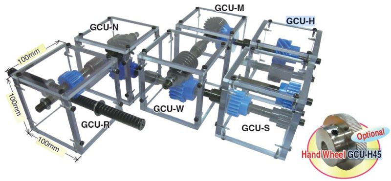 KHK USA Inc - Modelos CAD gratuitos - Gear Assembly Kit (GCU) - TraceParts
