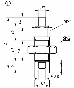 KIPP - Archivos CAD gratuitos - Pernos de bloqueo de acero o acero ...