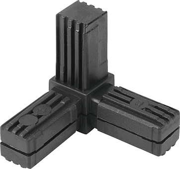 KIPP - Archivos CAD gratuitos - Conectores para tubos cuadrados ángulo ...